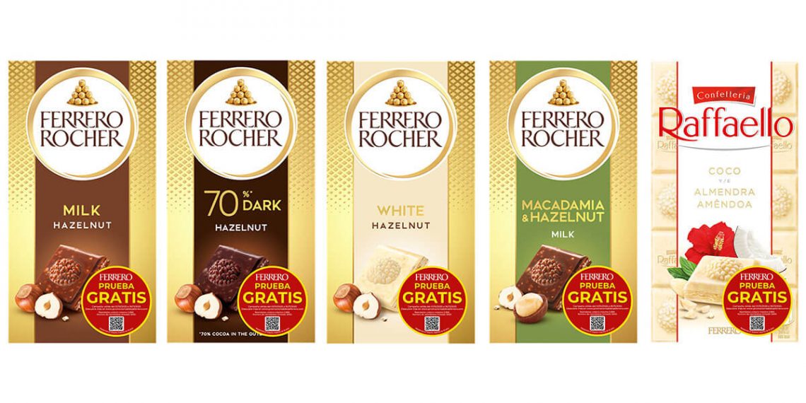 La gama de tabletas Ferrero Rocher y Raffaello estrena packaging y ...
